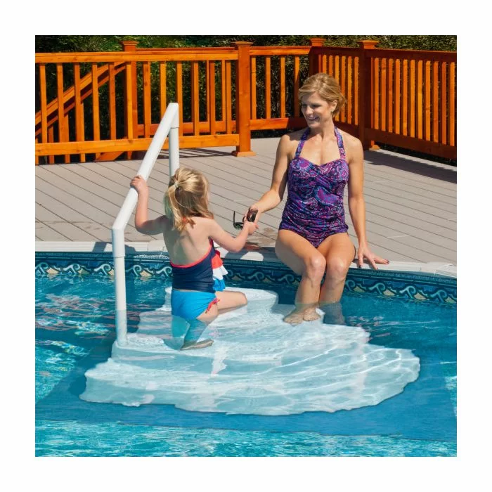 Wedding Cake Above Ground Pool Step w Liner Pad
